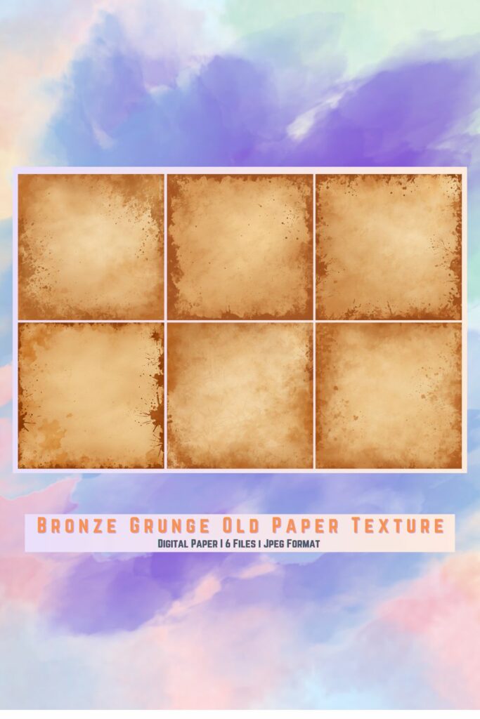 Old Grunge Paper Textures Digital Paper - MasterBundles