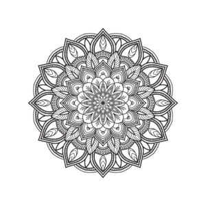 Bundle of 10 Relaxation Mandalas Coloring Book Pages - MasterBundles