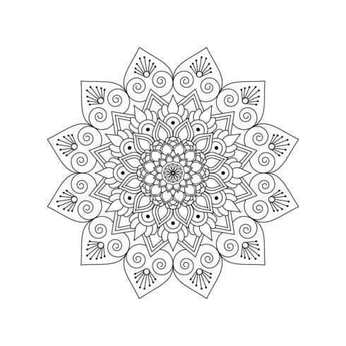Bundle of 10 Mandala Coloring Book Pages - MasterBundles