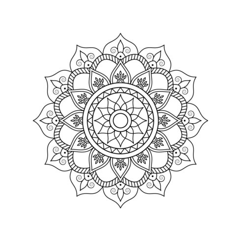 Bundle of 10 Mandala Coloring Book Pages - MasterBundles