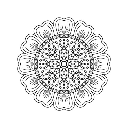 Bundle of 10 Mandala Coloring Book Pages - MasterBundles