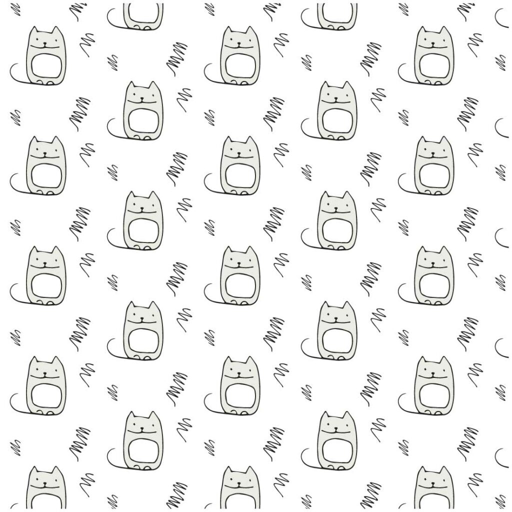 Cat Patterns in Vector - MasterBundles