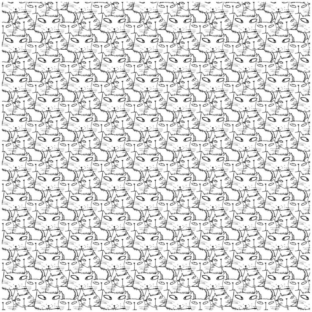 Cat Patterns in Vector - MasterBundles