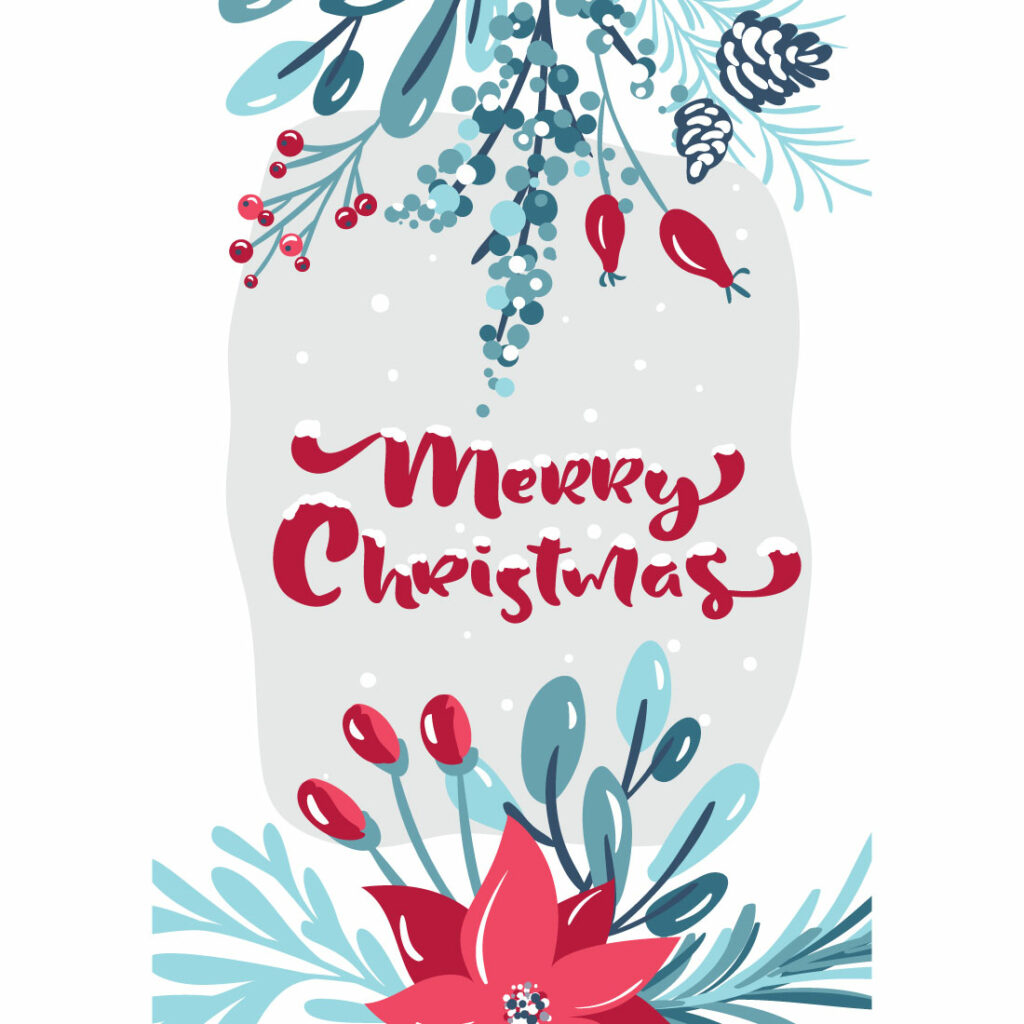 Christmas cards in Vector - MasterBundles