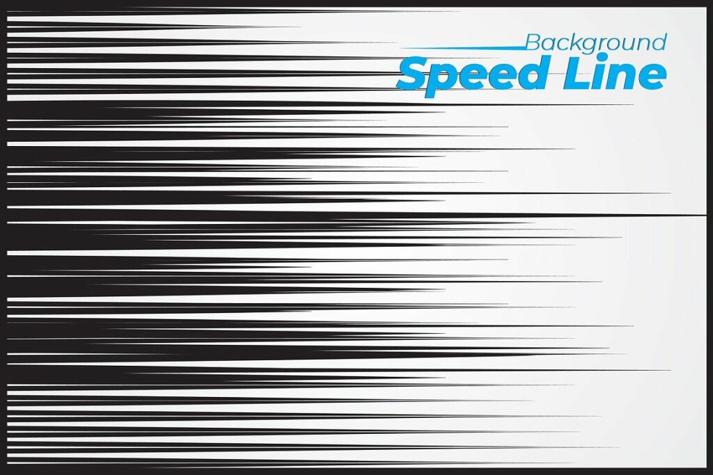 100 Comic Speed Line Vector Design - MasterBundles