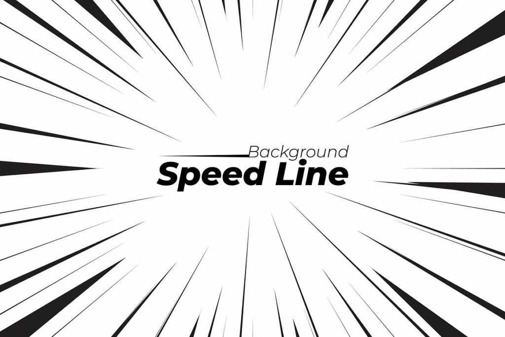 100 Comic Speed Line Vector Design - MasterBundles