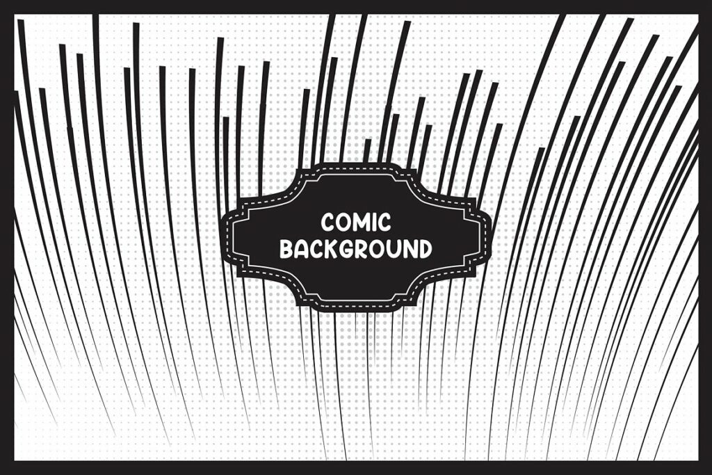 100 Comic Speed Line Vector Design - MasterBundles