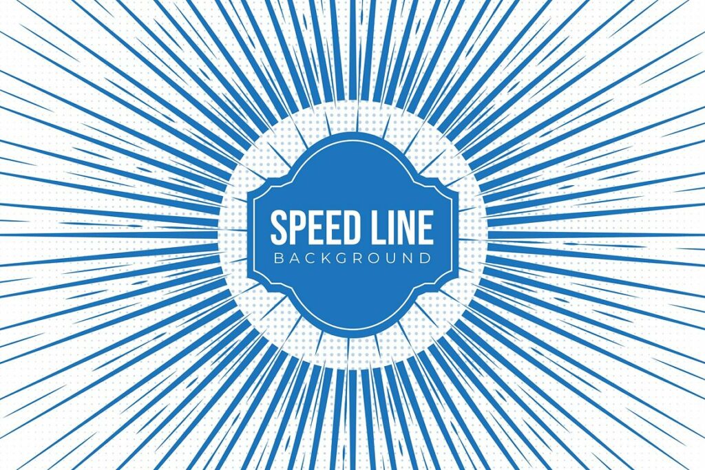 100 Comic Speed Line Vector Design - MasterBundles