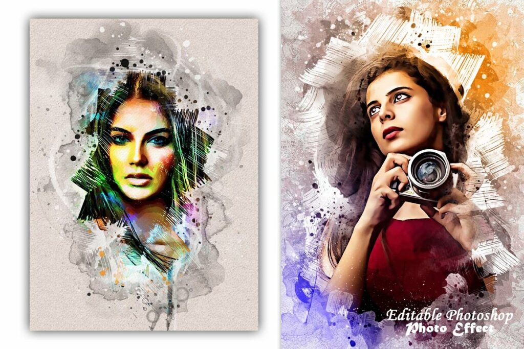 Editable Photoshop Photo Effect - MasterBundles