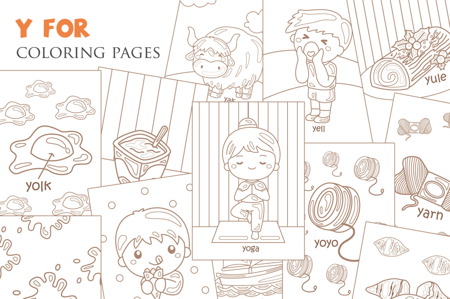 Alphabet Y For Vocabulary School Letter Reading Writing Font Study ...