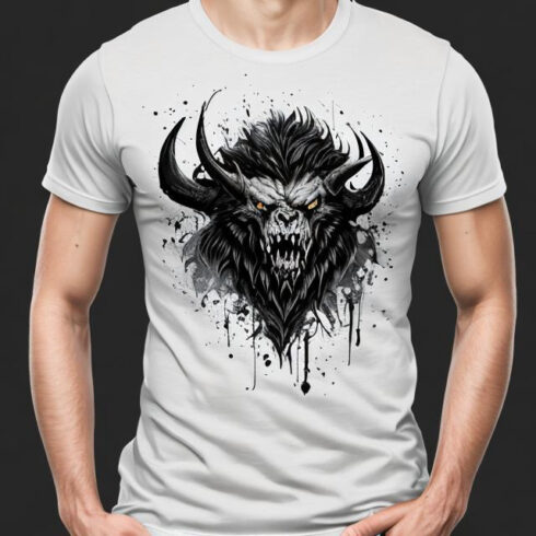 6 demon new T-shirt Desing - MasterBundles