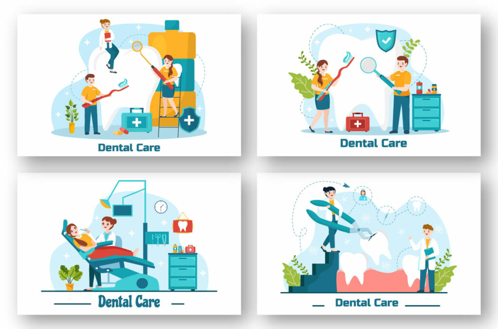 12 Dental Care Illustration - MasterBundles