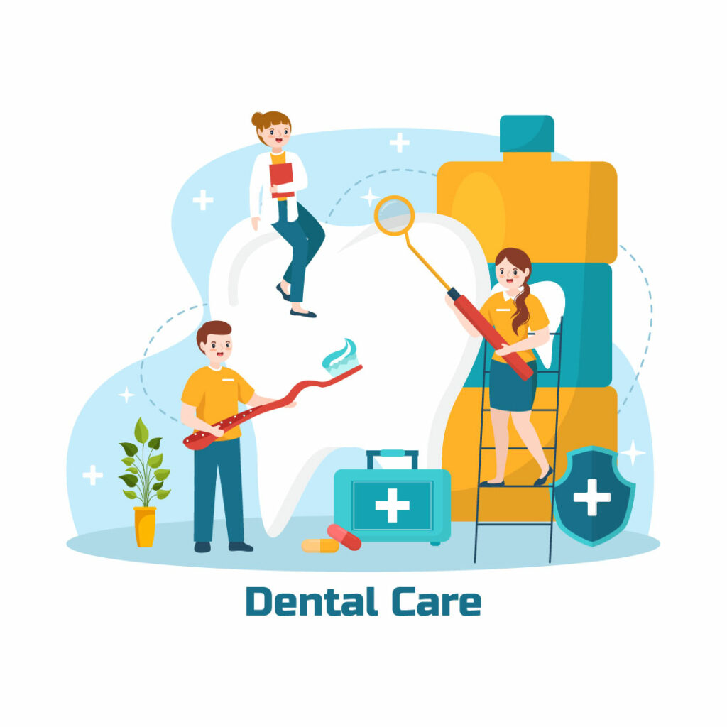 12 Dental Care Illustration - MasterBundles