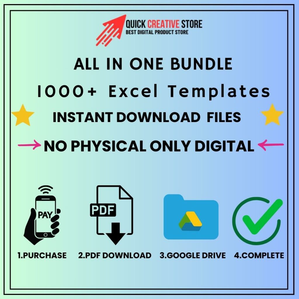 1000+ Excel Template Bundle - MasterBundles