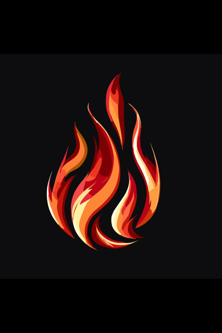 Fire Drop Logo - MasterBundles