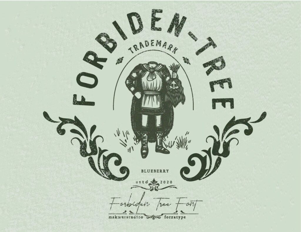 Forbidden Tree Holistic font bundles - MasterBundles