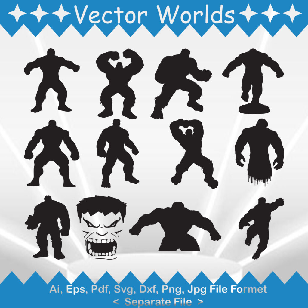 Hulk SVG Vector Design - MasterBundles