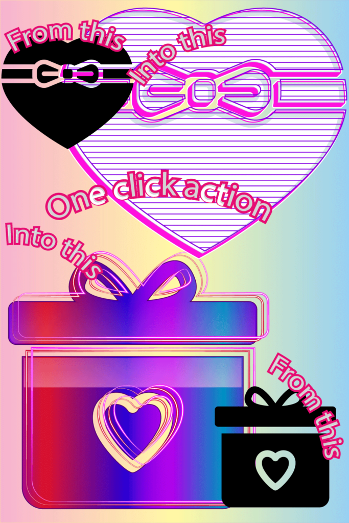 Graphic Style Effect Shapes Image for Adobe Illustrator Program, Make ...