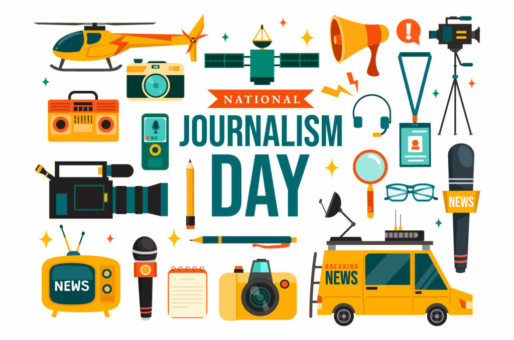 13 National Journalism Day Illustration - MasterBundles