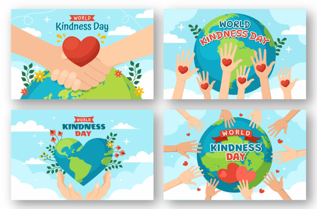 12 World Kindness Day Illustration - MasterBundles