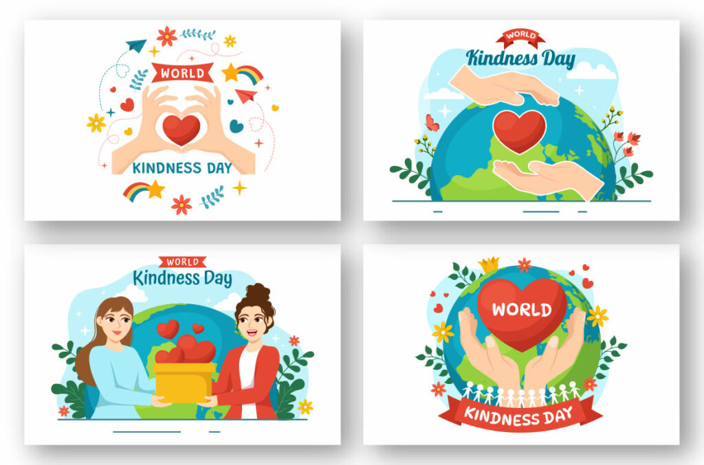 12 World Kindness Day Illustration - MasterBundles