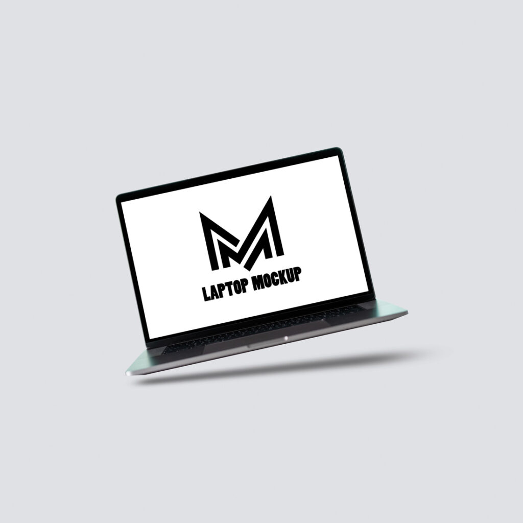 4 Laptop Mockups - MasterBundles