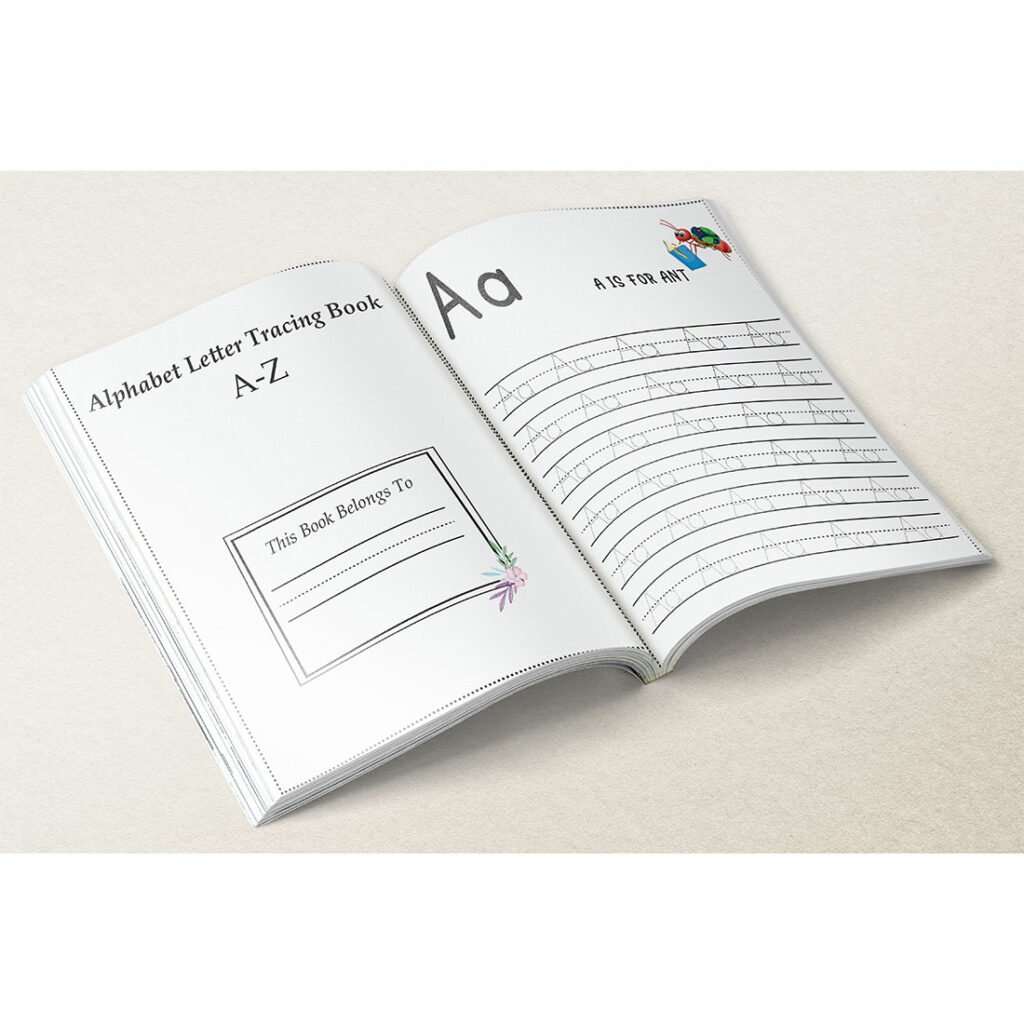 Alphabet Letter Tracing Book - MasterBundles