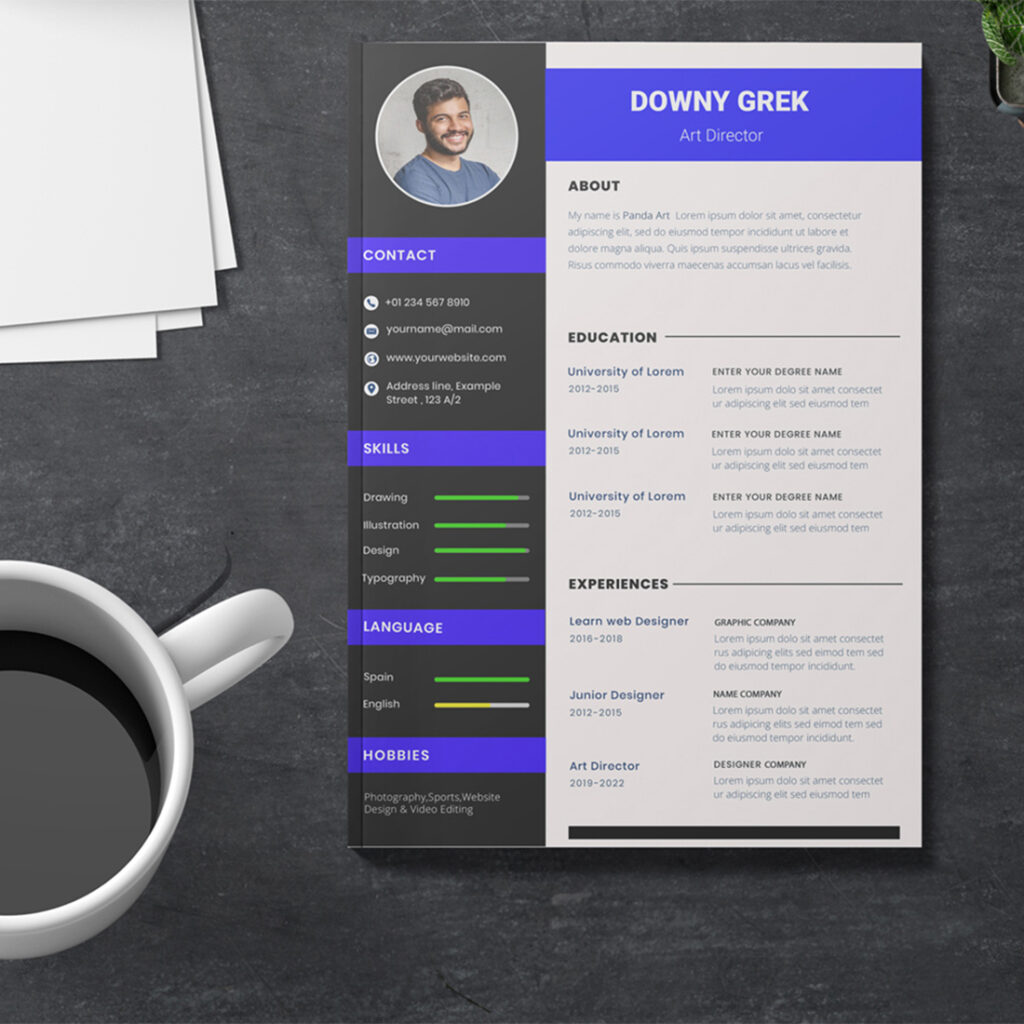 New Clean CV Template 2024 - MasterBundles