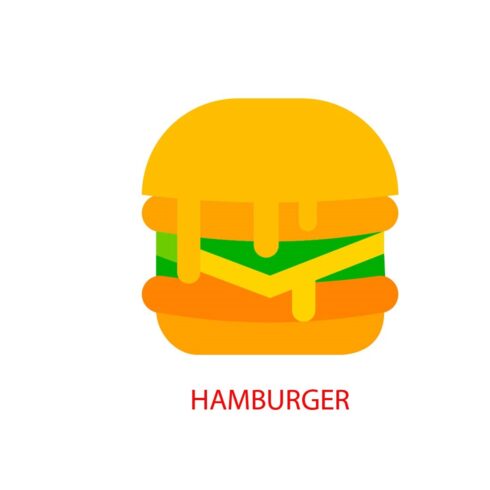 Modern Food icon set editable and resizable - MasterBundles