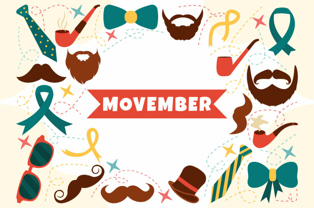 7 Movember Time Vector Illustration - MasterBundles