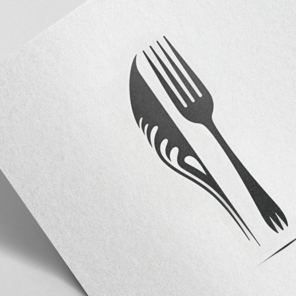 Cutlery Logo - MasterBundles