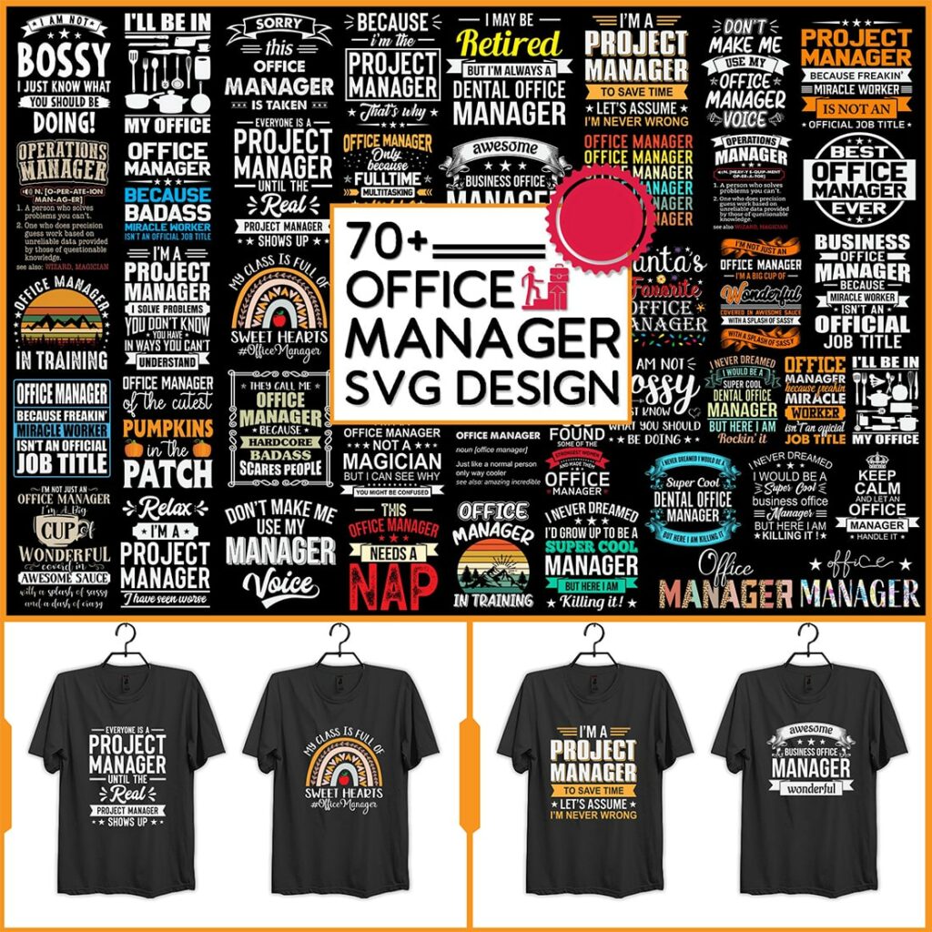 Office Manager SVG Design Bundle - MasterBundles