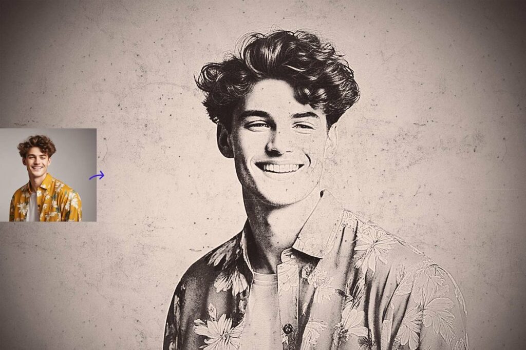 Old-fashioned Vintage Photo Effect - MasterBundles