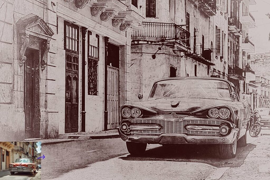 Old-fashioned Vintage Photo Effect - MasterBundles