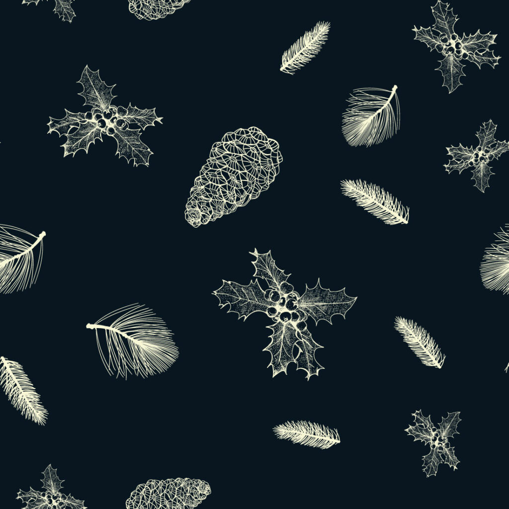44 Winter Patterns in Vector - MasterBundles
