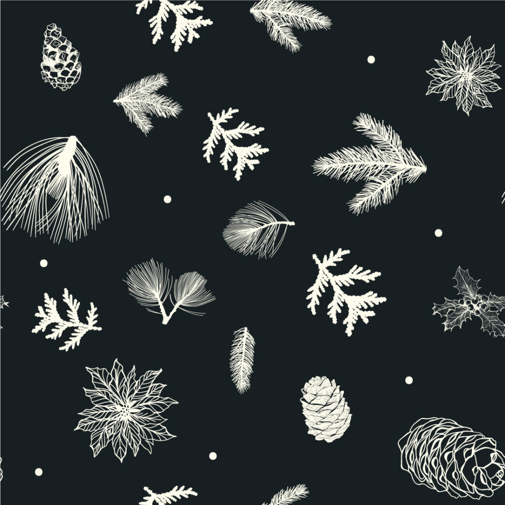 44 Winter Patterns in Vector - MasterBundles