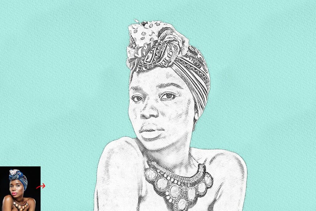 Pencil Drawing Actions - MasterBundles