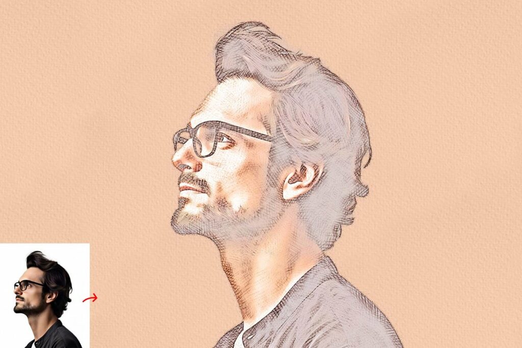 Pencil Drawing Actions - MasterBundles