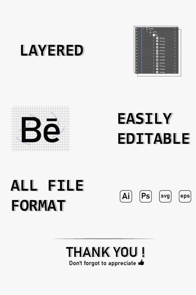 100 Minimal Flat Icons Design Pack – MasterBundles
