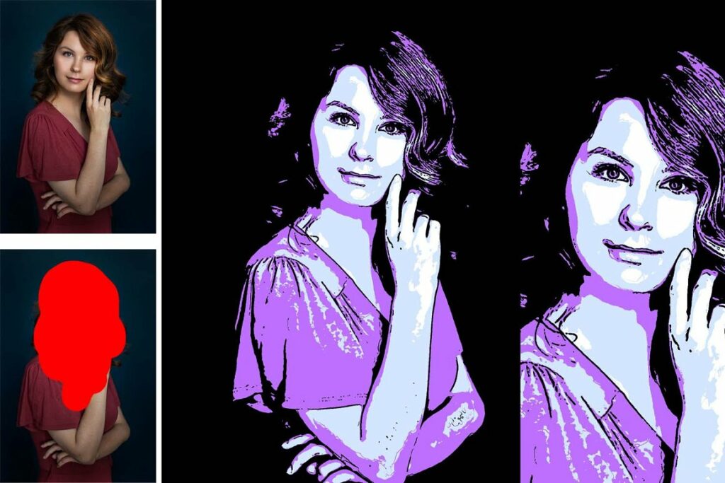 Pop Poster Art Photoshop Action - MasterBundles