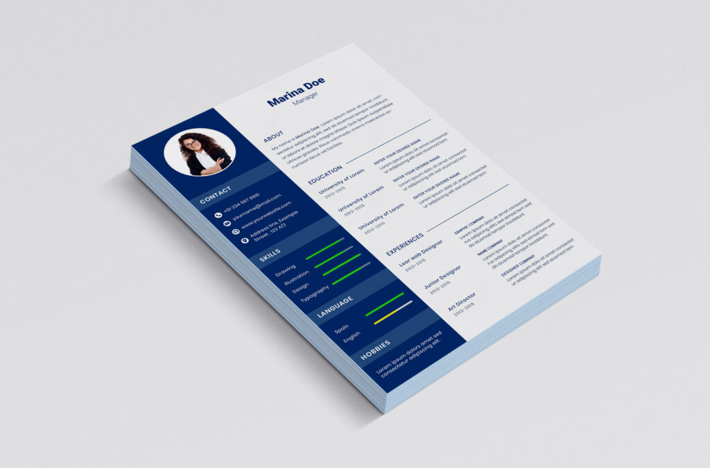 New Clean CV Template 2024 - MasterBundles
