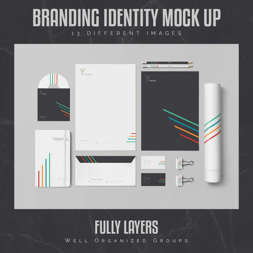 Branding Identity Mock Up - MasterBundles
