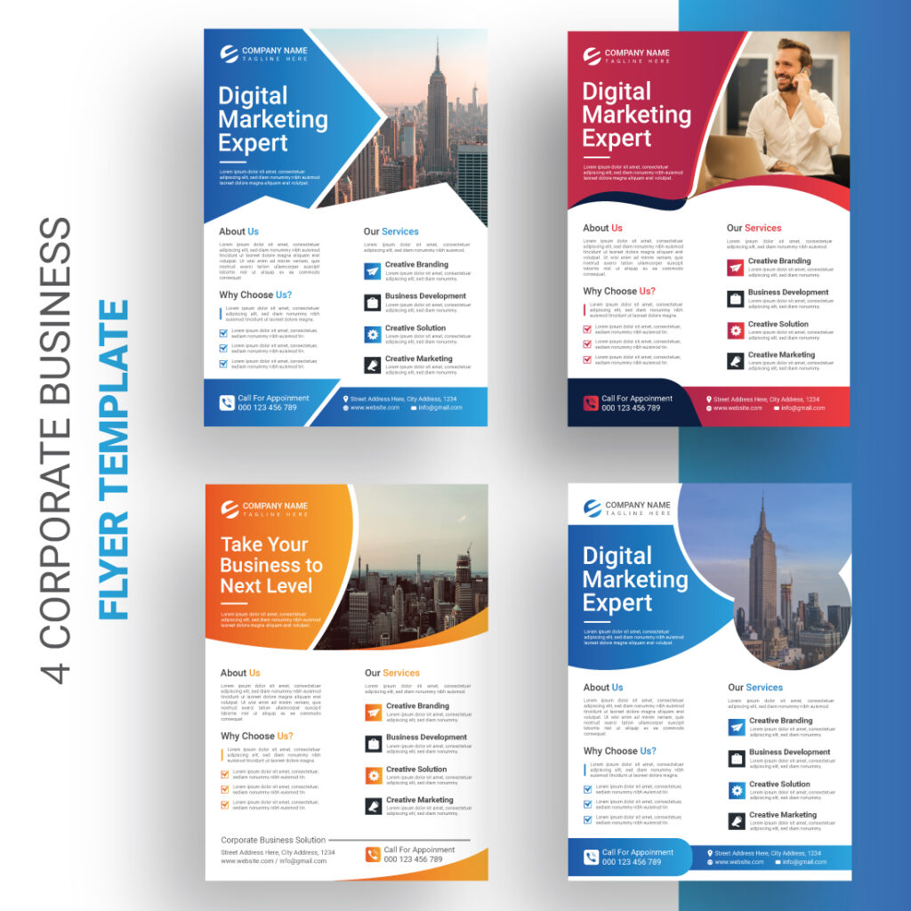 Printable Business Marketing Flyer Template - MasterBundles