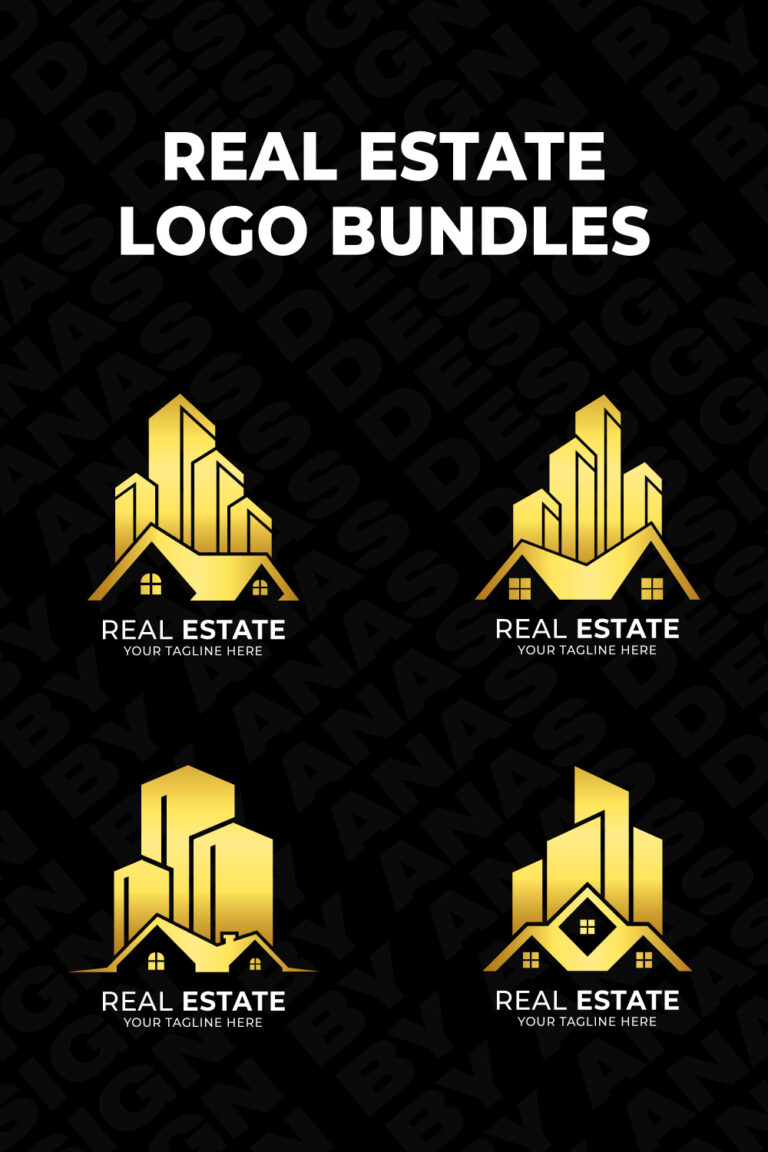 Luxury Real Estate Logos , Building Logos Bundle - MasterBundles