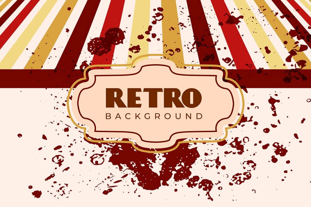 49 Vector Retro Background - MasterBundles