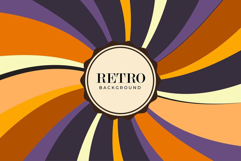 51 Vector Retro Background - MasterBundles