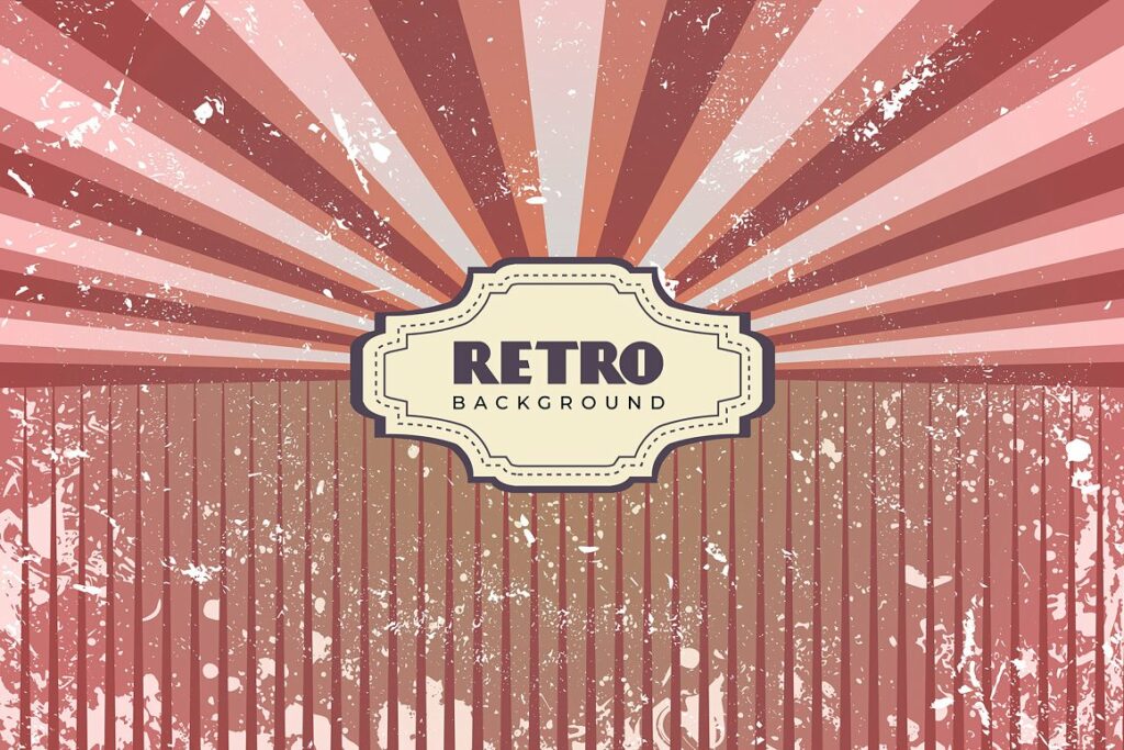 49 Vector Retro Background - MasterBundles