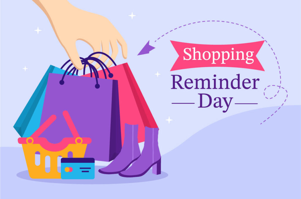 10 Shopping Reminder Day Illustration - MasterBundles