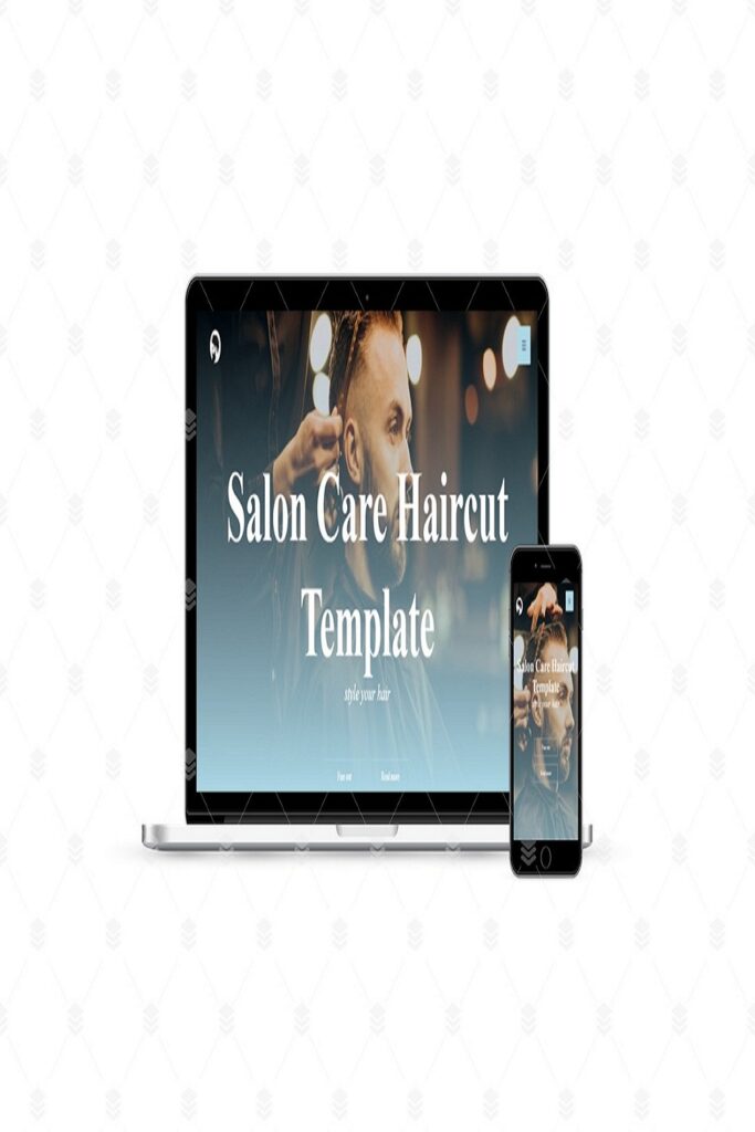 HTML5 Responsive salon care Haircut Template - MasterBundles