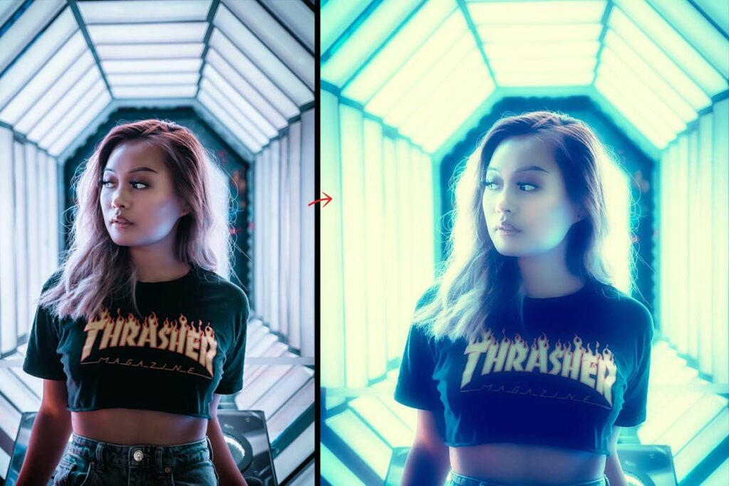 Soft Glow Effect Photo Effect Photoshop Actions - MasterBundles